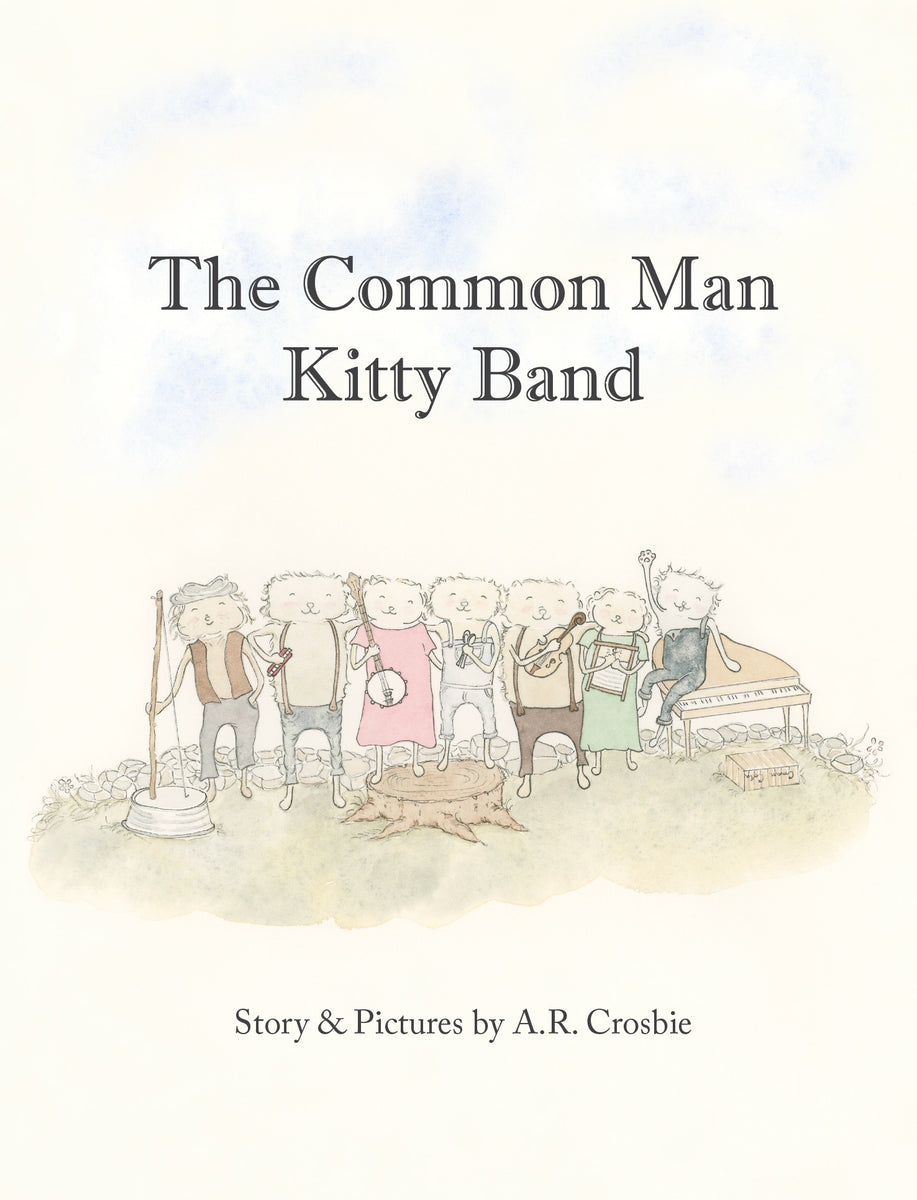 The Common Man Kitty Band Hardcover Book – The Common Man Store